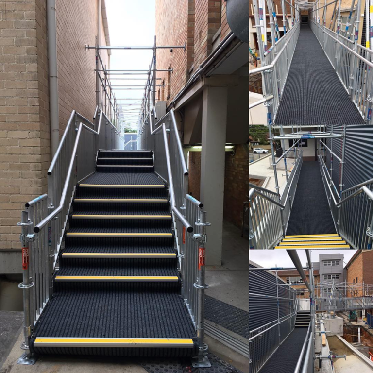 Temporary Stairs Hire | Just Tube Scaffolding Sydney